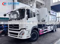 China Dongfeng 6x4 Sand Suction Truck 12-15m³ Tank 380HP Cyclone Dust Collector Two Stage Overflow Protection for sale