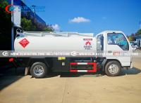 China ISUZU 100P RHD 4x2 5000L Fuel Tanker Truck 120HP Anti-Corrosion Tank for Mobile Refueling for sale