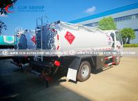 China ISUZU 100P RHD 4x2 5000L Fuel Tanker Truck 120HP Anti-Corrosion Tank for Mobile Refueling for sale