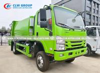 China I-SUZU 700P 4x4 RHD 190HP Garbage Compactor Truck 9m³ Compaction Volume for sale