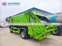 China I-SUZU 700P 4x4 RHD 190HP Garbage Compactor Truck 9m³ Compaction Volume for sale