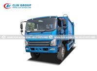 China FAW 4x2 14m³ Rear-Loading Compactor Garbage Truck Q345 Steel Body 160HP for sale