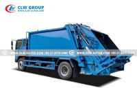 China FAW 4x2 14m³ Rear-Loading Compactor Garbage Truck Q345 Steel Body 160HP for sale