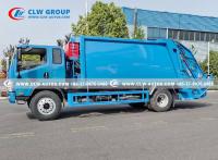 China FAW 4x2 14m³ Rear-Loading Compactor Garbage Truck Q345 Steel Body 160HP for sale