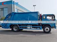 China FAW 4x2 14m³ Rear-Loading Compactor Garbage Truck Q345 Steel Body 160HP for sale