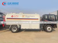 China FAW RHD 10m³ LPG Bobtail Truck Right-Hand Drive Gas Tanker Q345R Steel Tank 160HP for sale