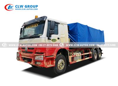 China Sinotruk HOWO RHD 6x4 25 Ton Hook Lift Garbage Truck Weichai 400HP Engine Heavy Duty Waste Collection for sale
