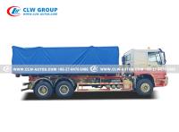 China Sinotruk HOWO RHD 6x4 25 Ton Hook Lift Garbage Truck Weichai 400HP Engine Heavy Duty Waste Collection for sale