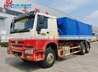 China Sinotruk HOWO RHD 6x4 25 Ton Hook Lift Garbage Truck Weichai 400HP Engine Heavy Duty Waste Collection for sale