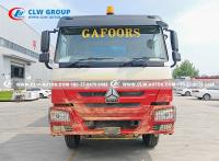 China Sinotruk HOWO RHD 6x4 25 Ton Hook Lift Garbage Truck Weichai 400HP Engine Heavy Duty Waste Collection for sale