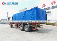 China Sinotruk HOWO RHD 6x4 25 Ton Hook Lift Garbage Truck Weichai 400HP Engine Heavy Duty Waste Collection for sale