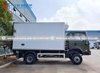 China 6 Ton 4x4 All Wheel Drive Refrigerated Truck with KCOLD Unit -18C to +20C for sale