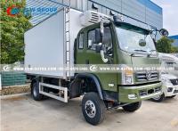 China 6 Ton 4x4 All Wheel Drive Refrigerated Truck with KCOLD Unit -18C to +20C for sale