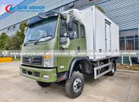 China 6 Ton 4x4 All Wheel Drive Refrigerated Truck with KCOLD Unit -18C to +20C for sale