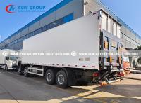 China HOWO 8x4 Refrigerated Truck 400HP 20-30 Ton Payload 58.8m³ Cargo Volume Cold Chain Logistics for sale