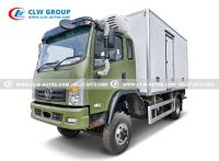 China 6 Ton 4x4 All Wheel Drive Refrigerated Truck with KCOLD Unit -18C to +20C for sale