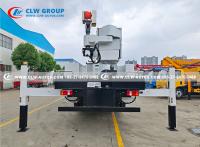 China HOWO 18m Insulated Boom Aerial Work Platform Truck 45kV RHD with Material Handling Jib for sale