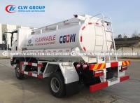 China FAW 5,000L Fuel Bowser 4x2 Diesel Tanker Truck Carbon Steel Tank for Urban and Remote Refueling for sale
