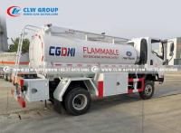China FAW 5,000L Fuel Bowser 4x2 Diesel Tanker Truck Carbon Steel Tank for Urban and Remote Refueling for sale