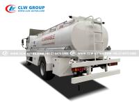 China FAW 4x2 Mini Fuel Tanker Truck 3000-5000L Q235 Carbon Steel Tank Euro II Diesel Engine for sale