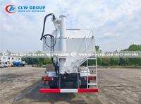 China Shacman 8x4 440HP Bulk Feed Transport Truck 40m³ 20tons Carbon Steel Tank Hydraulic Unloading for sale