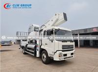 China 55m Telescopic Aerial Work Platform Truck 400kg Bucket Dongfeng Chassis 220HP for sale