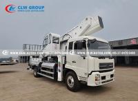 China 55m Telescopic Aerial Work Platform Truck 400kg Bucket Dongfeng Chassis 220HP for sale
