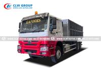China Sinotruk HOWO RHD 6x4 25 Ton Hydraulic Hook Lift Truck Weichai 400HP Engine for sale