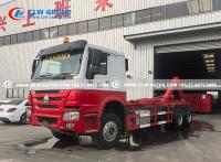 China Sinotruk HOWO RHD 6x4 25 Ton Hydraulic Hook Lift Truck Weichai 400HP Engine for sale