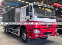 China Sinotruk HOWO RHD 6x4 25 Ton Hydraulic Hook Lift Truck Weichai 400HP Engine for sale