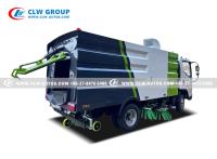 China FAW RHD 5.5m³ Road Sweeper Truck Right-Hand Drive Vacuum Sweeper 130hp Dual-Engine for sale