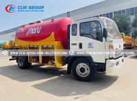 China Sinotruk HOWO 4x2 15000L LPG Bobtail Truck CORKEN Z2000 Pump Q345R Steel Tank Propane Delivery for sale