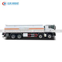 China HOWO 8X4 30000L Refueling Truck with Intelligent Dispenser 371HP Dual-Way Metering System for sale