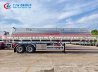 China 38000L 3-Compartment Aluminum Fuel Tank Semi-Trailer for Bulk Gasoline Diesel Transport for sale