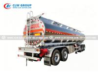 China 38000L 3-Compartment Aluminum Fuel Tank Semi-Trailer for Bulk Gasoline Diesel Transport for sale