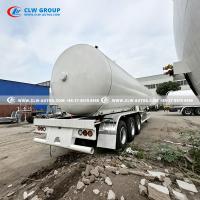 China 59.5CBM 3 Axle LPG Tank Semi Trailer for Nigeria Customized 59.5m³ Capacity for sale
