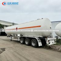 China 59.5CBM 3 Axle LPG Tank Semi Trailer for Nigeria Customized 59.5m³ Capacity for sale