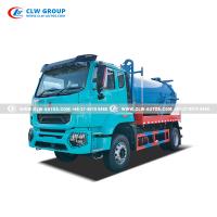 China Sinotruk Howo 4x2 Sewage Suction Truck 220HP Jurop PN155 Vacuum Pump RHD for sale