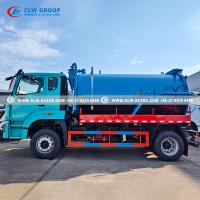 China Sinotruk Howo 4x2 Sewage Suction Truck 220HP Jurop PN155 Vacuum Pump RHD for sale