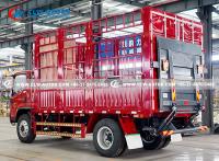 China FAW Tiger VH 4x2 Stake-Side Cargo Truck 130HP 10 Ton Payload Removable Stake Body for sale