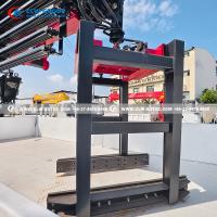 China Shacman 8x4 460HP Truck Mounted Knuckle Boom Crane 20 Ton with Brick Grapple for sale