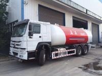 China Howo 20000L LPG Gas Tanker Truck 10 Ton Capacity Diesel Left Hand Drive for sale