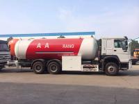 China Howo 20000L LPG Gas Tanker Truck 10 Ton Capacity Diesel Left Hand Drive for sale