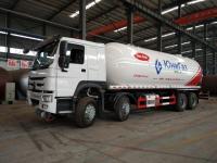 China Sinotruk Howo 34.5cbm LPG Transport Truck 15ton 18ton Propane Delivery Truck for sale