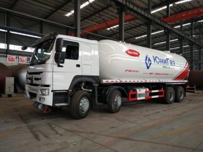 China Sinotruk Howo 34.5cbm LPG Transport Truck 15ton 18ton Propane Delivery Truck for sale