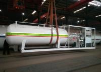 China 10CBM LPG Skid Station Gas Cylinder Filling Unit 5 Tons Capacity 1.77 MPa Design Pressure for sale
