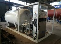 China 15CBM LPG Skid Station 5 Ton Cylinder Filling with Dispenser Machine 6224mm Length for sale