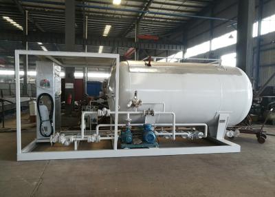 China 15CBM LPG Skid Station 5 Ton Cylinder Filling with Dispenser Machine 6224mm Length for sale