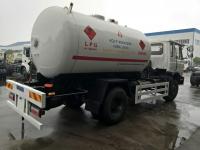 China ASME 5 Ton Propane Gas Tanker 15cbm Dongfeng Propane Cylinder Truck with Cummins 190HP for sale