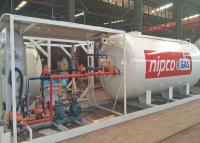 China 20m³ LPG Mobile Filling Station 10 Ton Bulk Propane Storage Tank Skid Station for sale